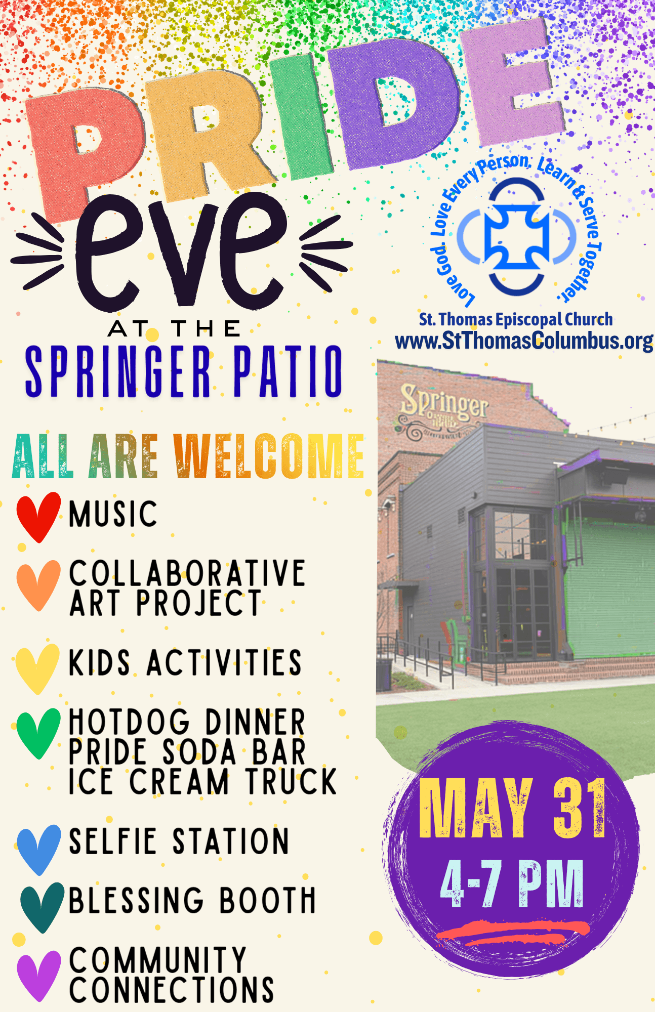 Pride Eve at the PATIO - St Thomas Columbus